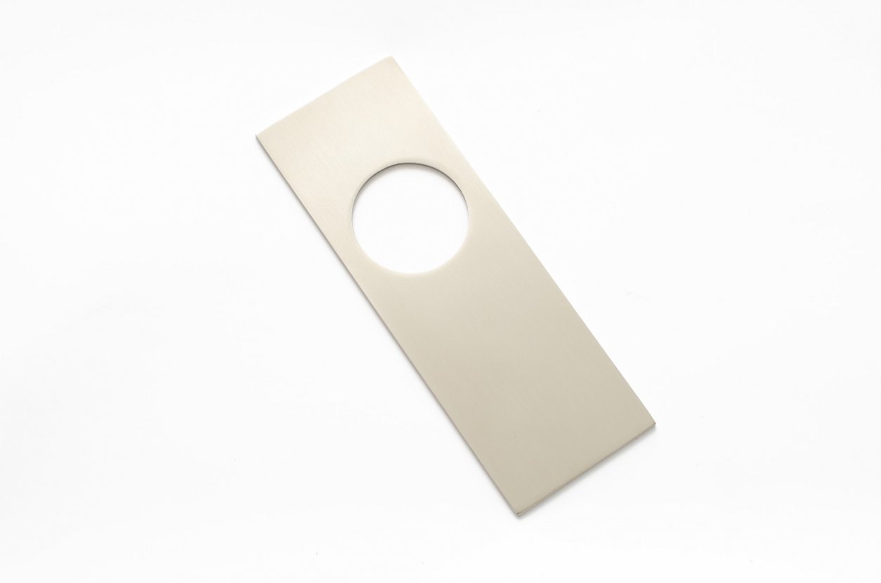 Outgoing - Backplate 170 brushed stainless steel